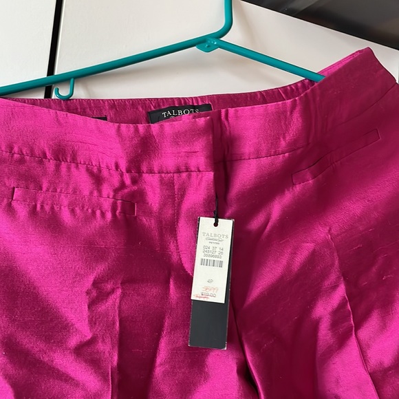 Talbots | Pants & Jumpsuits | Nwt Talbots Hot Pink Trouser Pants | Poshmark